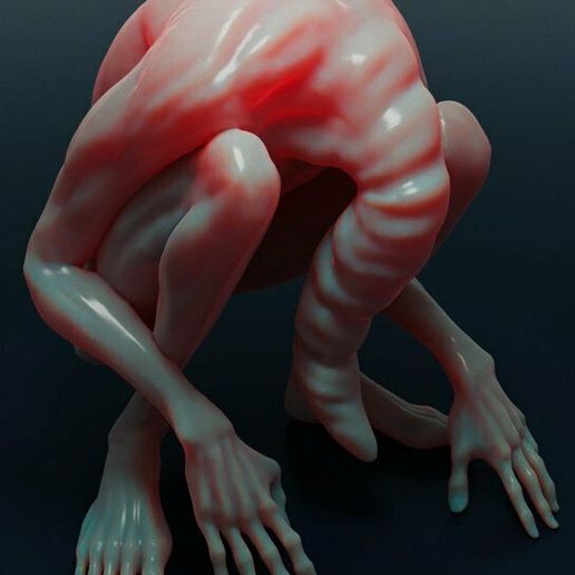 🪱 Worm Man・ STL File for ・Cults