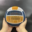 STL file Airless Volleyball - STL & 3mf Multicolor 🏐 (3MF)・Model to ...