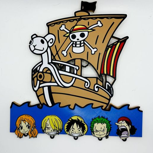 3MF file One Piece key hanger 🔑 ・3D printable model to download・Cults