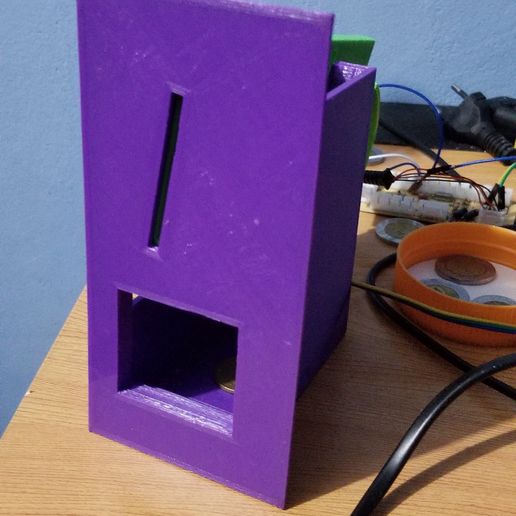 🪙 Coin acceptor 3D printable - Adjustable coin acceptor・ STL File for ...