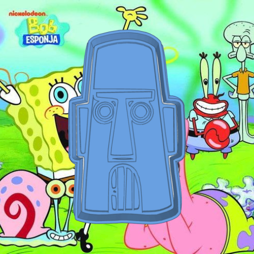 squid with spongebob