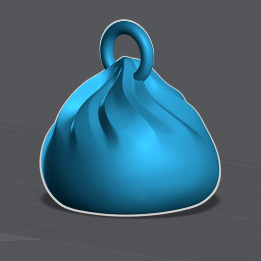 🗝️ KEYCHAIN DUMPLING・ STL File for 3D printing・Cults