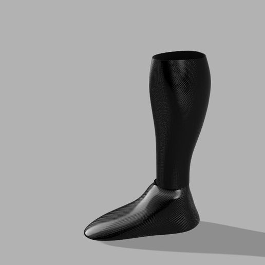 🦵 Carbon Fiber Prosthetic Leg - Aesthetic SHAPE Project・ STL File for ...