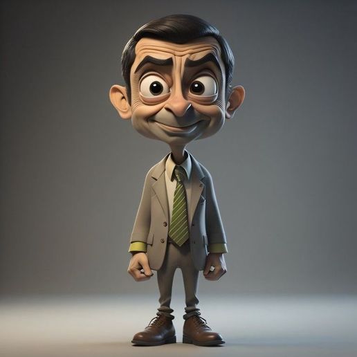 👾 Mr. Bean・ STL File for 3D printing・Cults