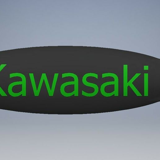STL file llavero Kawasaki 🔑 ・Design to download and 3D print・Cults