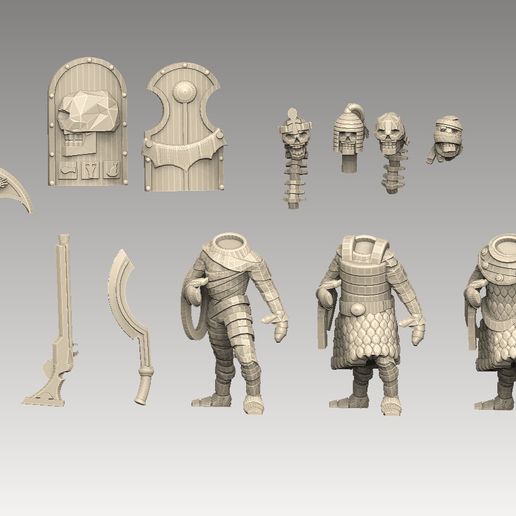 👻 Mummy Megapack・ 3D File for ・Cults