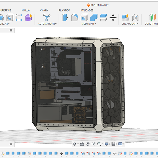 💭 ATX PC case・ STL File for 3D printing・Cults