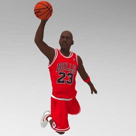 🇯🇴 Michael Jordan figurine for full color 3D printing・ 3D File for 3D ...