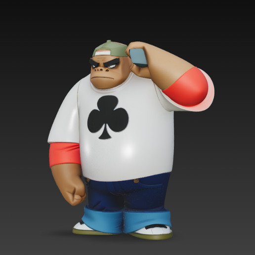 russel gorillaz ghost