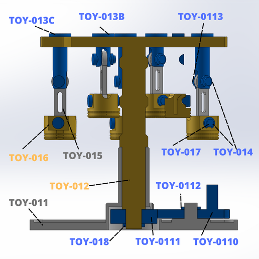 mechanical carousel toy