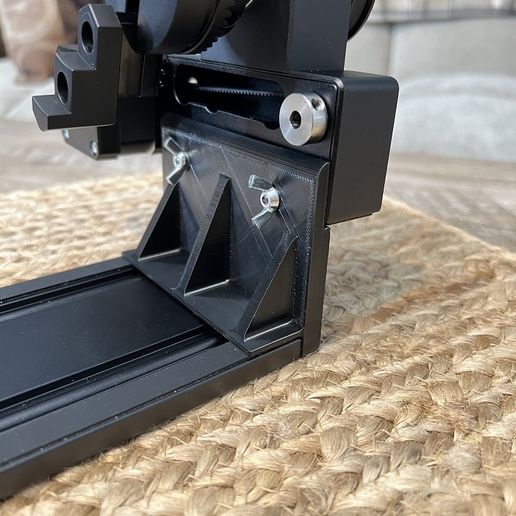 🧞‍♂️ XTool RA2 Chuck Rotary Riser/Extension Bracket・Free 3D File for ・Cults