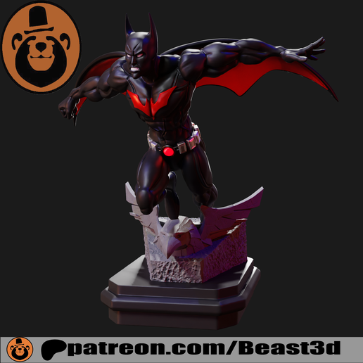 🎨 Batman Beyond・ 3D File for 3D printing・Cults