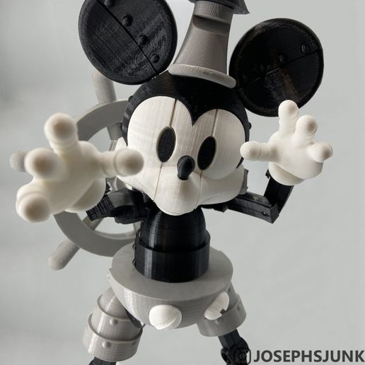 🤖 Steampunk Willie - Action figure・ 3D File for 3D printing・Cults