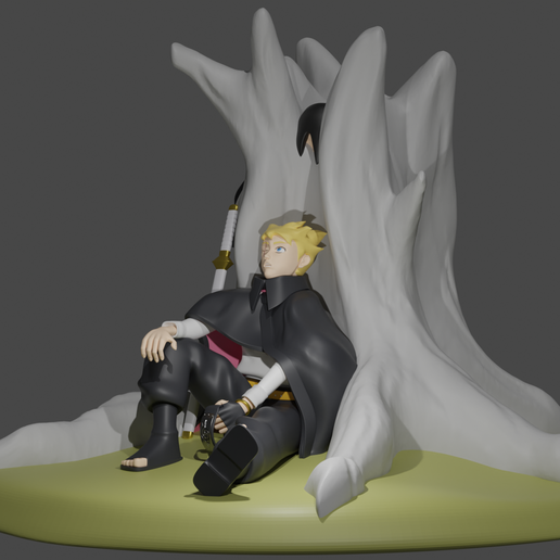 ⏭️ Boruto Two Blue Vortex - Time Skip・ STL File for 3D printing・Cults