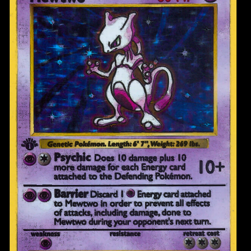 🎨 Mewtwo Full Color Lithophane - CMYK 3D Imprimible Arte con Marco ...