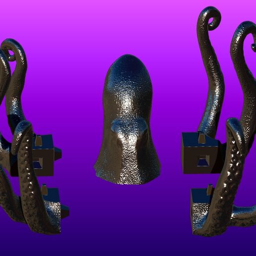 🐙 Octopus mug holder・ STL File for 3D printing・Cults
