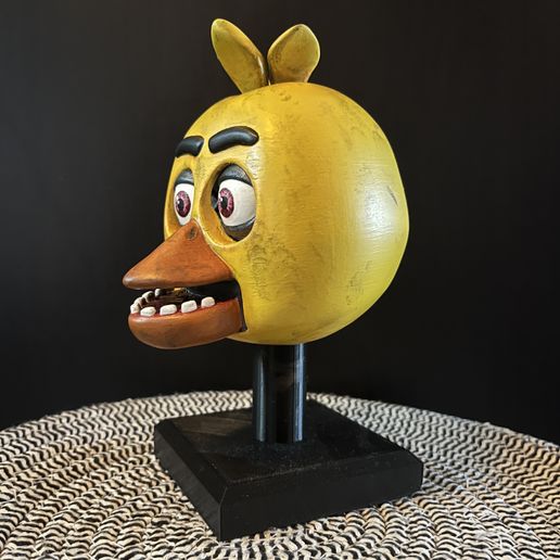 👤 Chica Head (FNAF / Five Nights At Freddy's)・ STL File for 3D printing ...