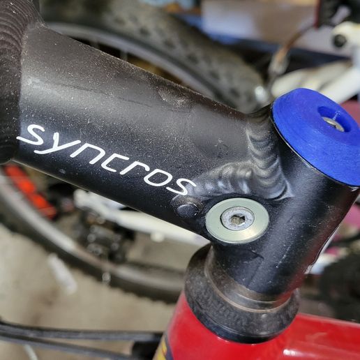 🧢 Syncros 1-1/8 Steertube slanted stem cap・ STL File for 3D printing・Cults