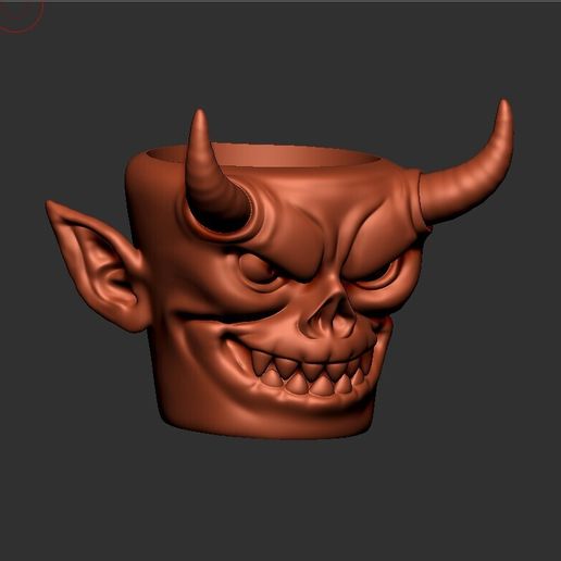 🪴 Demon Pot・ STL File for 3D printing・Cults