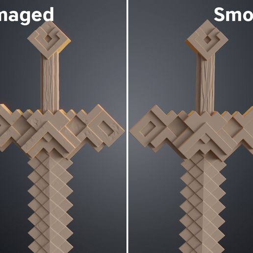 🎬 Minecraft Movie Sword・ 3D File for 3D printing・Cults