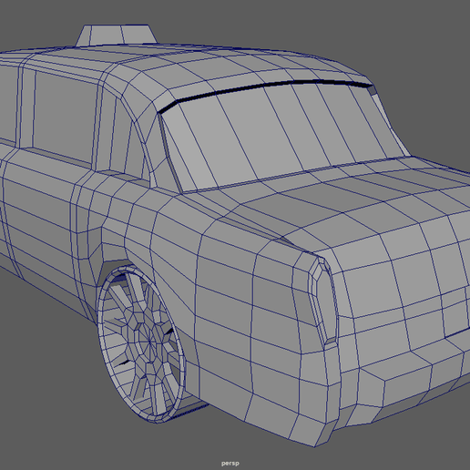 STL file Low Poly Taxi // Design 01 🚕 (OBJ)・3D printable model to ...