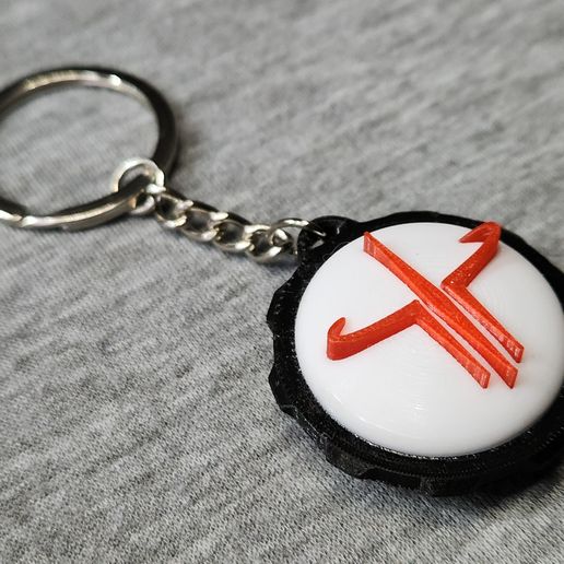 🗝️ Keychain Quake 3・ STL File for 3D printing・Cults