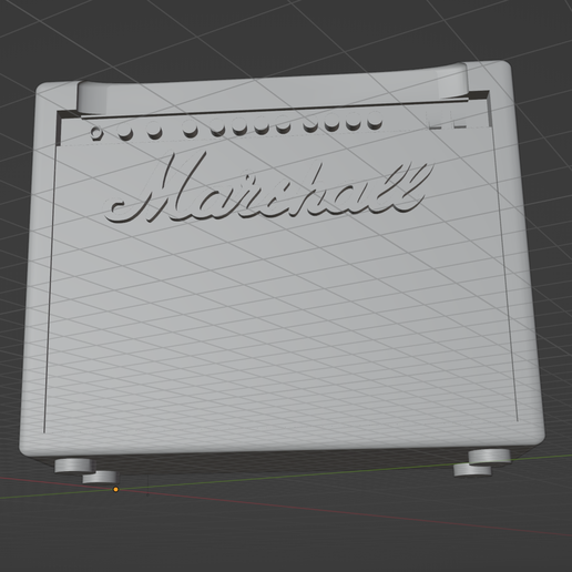 🎸 Guitar Amp Marshall Style 1/25 Scale Model Diorama 40 DSL・ STL File ...