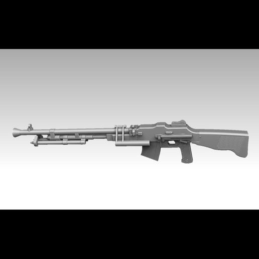 🔫 Swedish M37 BAR Rifle・ STL File for 3D printing・Cults