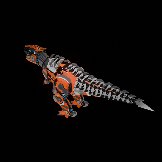 🦖 T-Rex Mech 3D Model - Print-Ready & Textured・ STL File for 3D ...