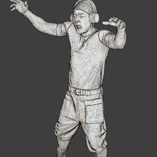 3D file Male Music DJ MMDJM 002 ♂️ ・3D printable model to download・Cults