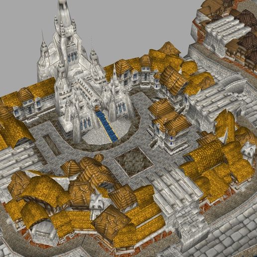🤴 Stormwind - Wrath of The Lich King・ STL File for 3D printing・Cults