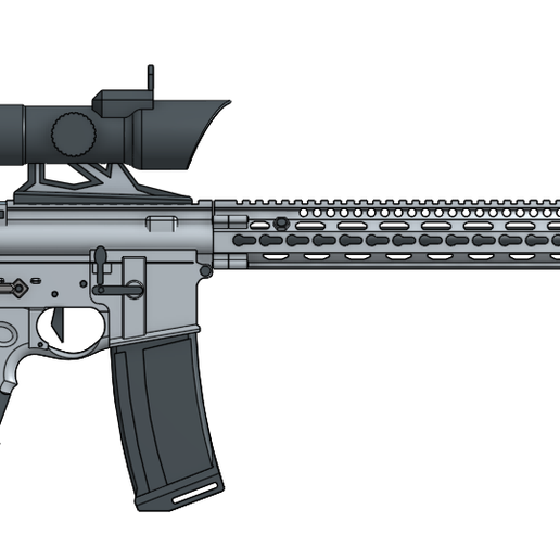 🔫 Daniel Defence M4A1 V11 Pro・ STL File for 3D printing・Cults