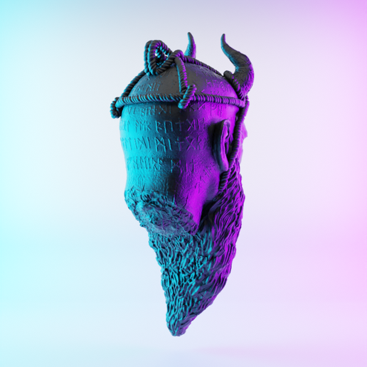 🗝️ Keychain Mimir God of War・ STL File for ・Cults