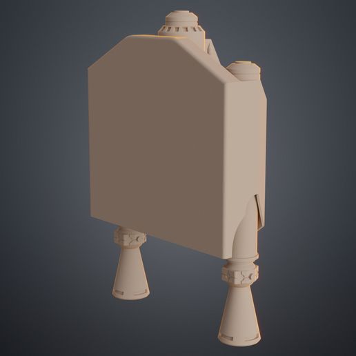 🪰 The Mandalorian Jetpack・ 3D File for 3D printing・Cults