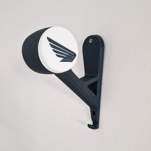 🏍️ MOTORCYCLE HELMET HOLDER easy print 2 | helmet holder | helmet ...
