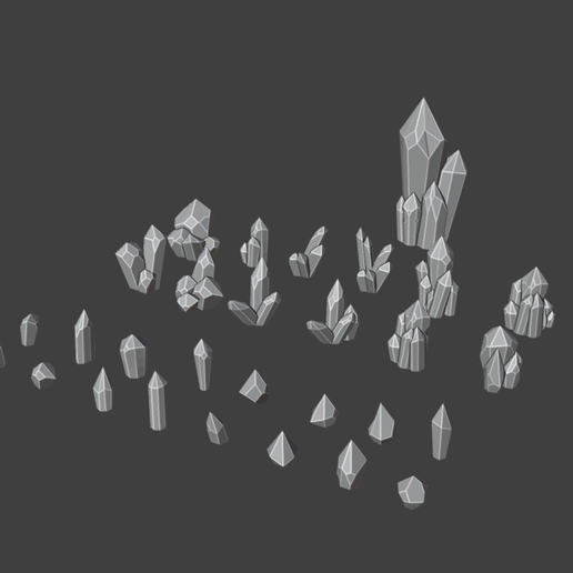 🎲 Basing Crystals Multipack・ 3D File for 3D printing・Cults