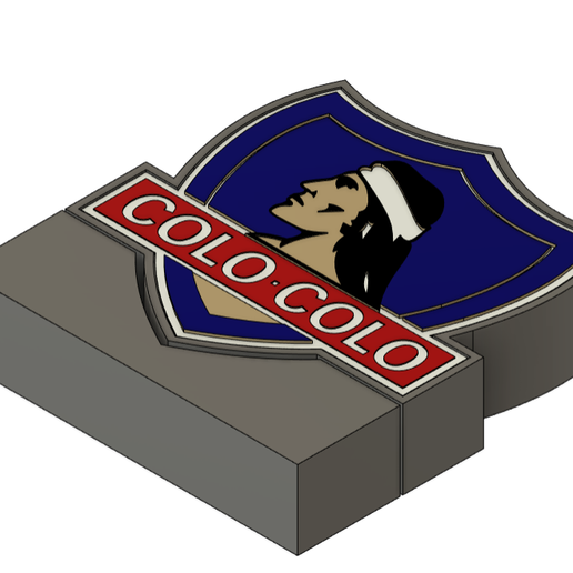 STL file Colo Colo Colo Colo Colo-Colo led shield 🛡️ ・Design to ...