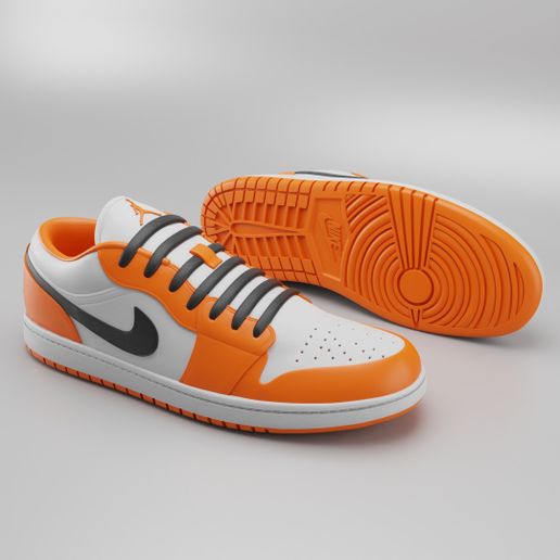 🇯🇴 3D Printed Nike Air Jordan 1 Low・ STL File for 3D printing・Cults