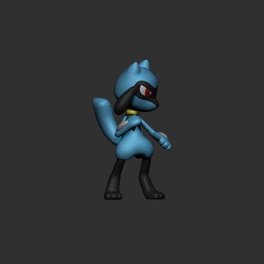 🐉 pokemon riolu evolution pack・ STL File for ・Cults