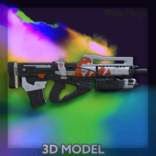 3D file Redrix's Broadsword 🔫 ・Model to download and 3D print・Cults