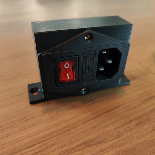 Free STEP file Power socket mount ⚡ ・Design to download and 3D print・Cults