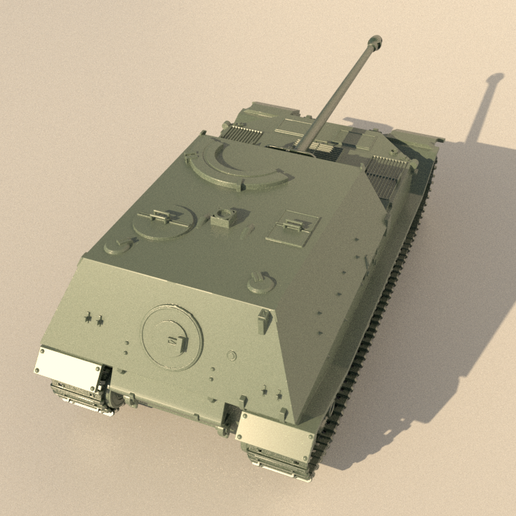 🪖 TANQUE Ferdinand Elefant・Archivo 3D para Impresión 3D・Cults