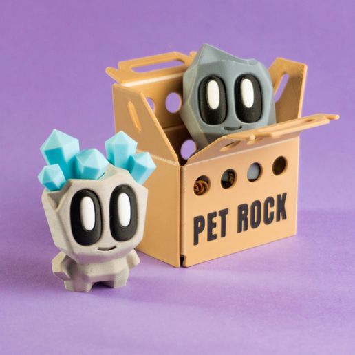 🪨 Blob Rocks - Mini Rock Blind Box Collectible Art Toy・ 3D File for 3D ...