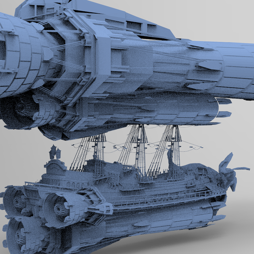 futuristic ship design