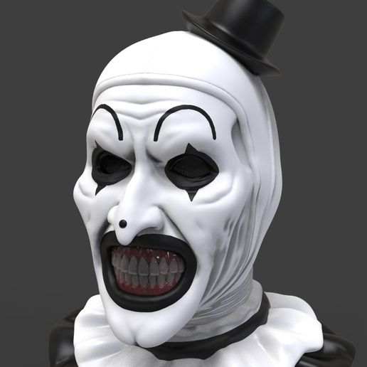🎨 Terrifier Mask・ STL File for 3D printing・Cults