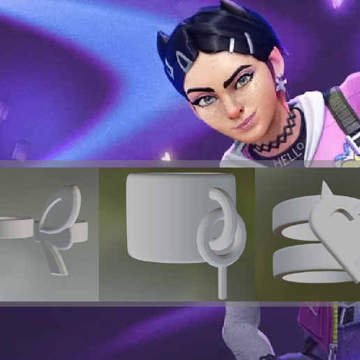 🎭 Rings | Clove valorant・Free 3D File for 3D printing・Cults