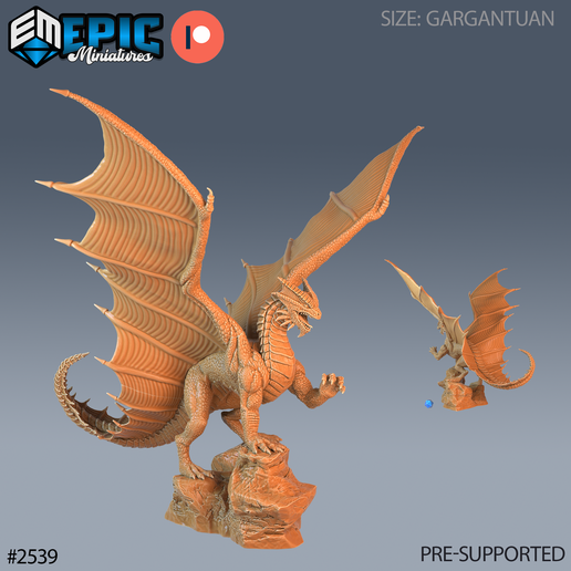 🐉 Ancient Copper Dragon ‧ DnD Miniature ‧ Tabletop Miniatures ‧ Gaming ...