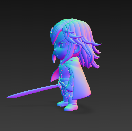 👊 Flashy Flash One punch man chibi figure・ STL File for 3D printing・Cults