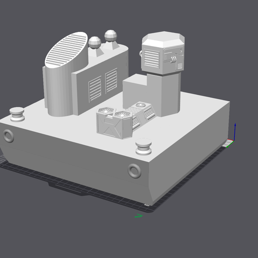♾️ Infinity Wargame Terrain Barge Cargo Ship・ STL File for 3D printing ...