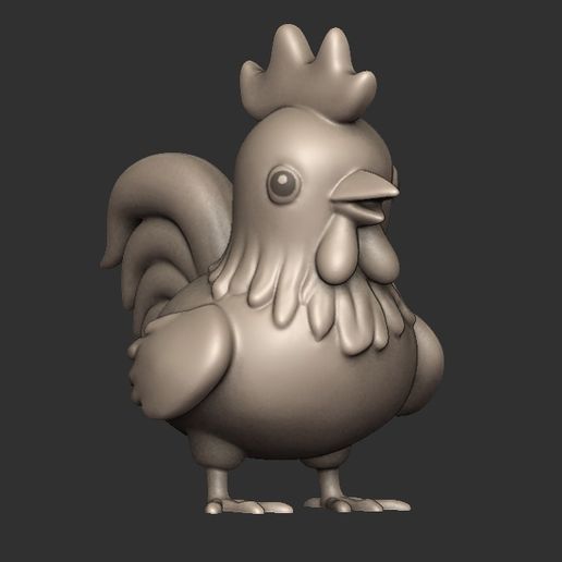 STL file Cute Rooster toy 🐓 ・3D printer model to download・Cults